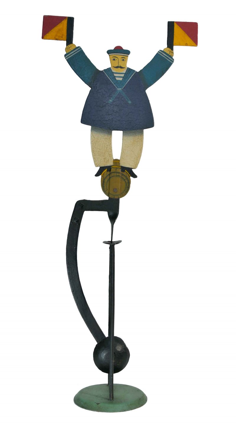 Balance figure sailor with flags – LS decoration